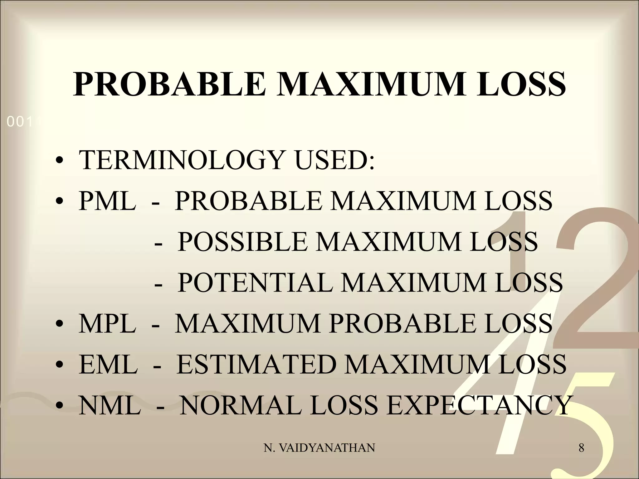 PML CALCULATIONS.ppt