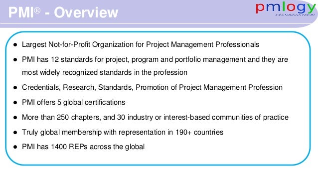 Introduction to PMI and PMP