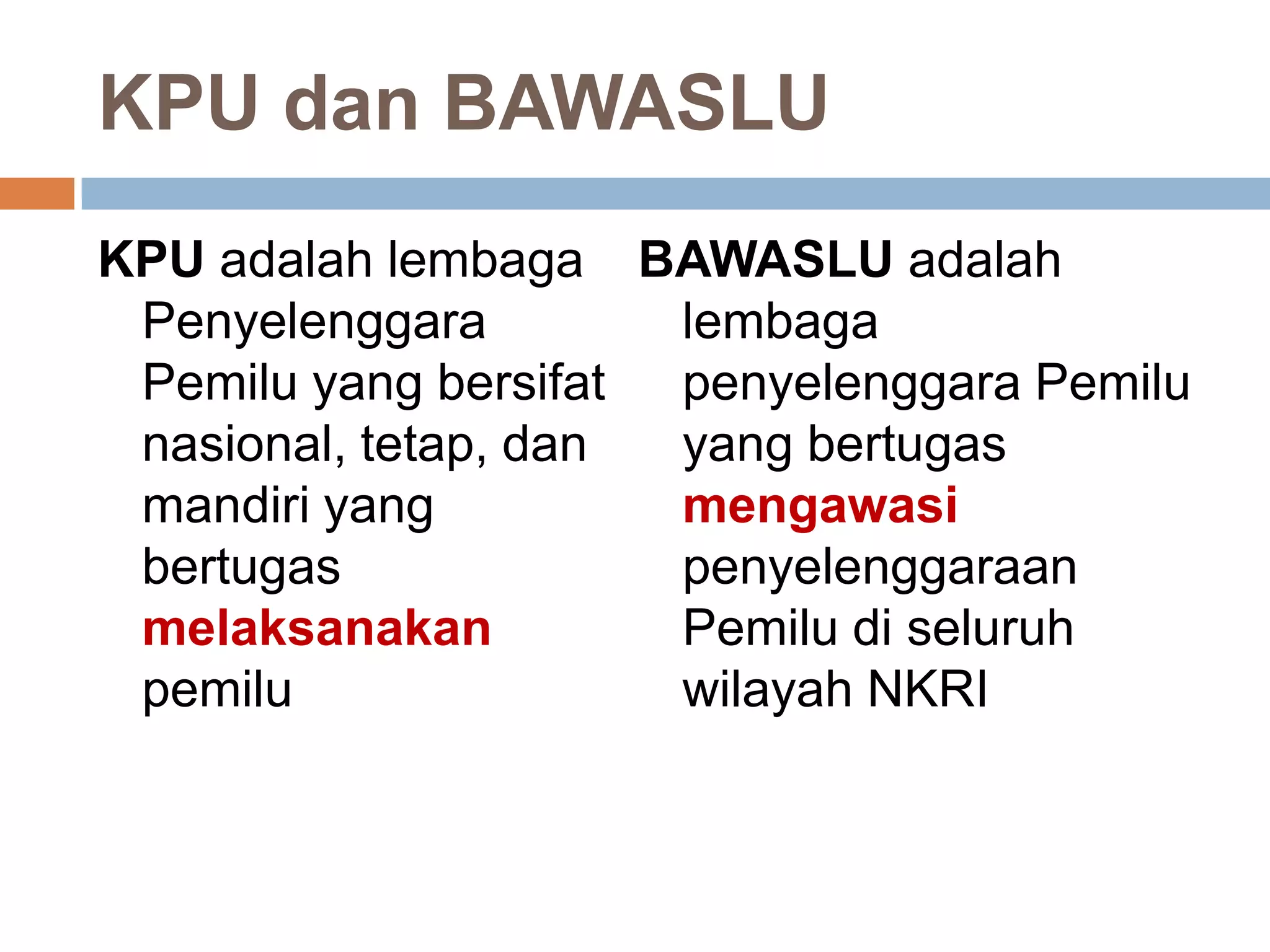 PEMILIH PEMULA | PPTX