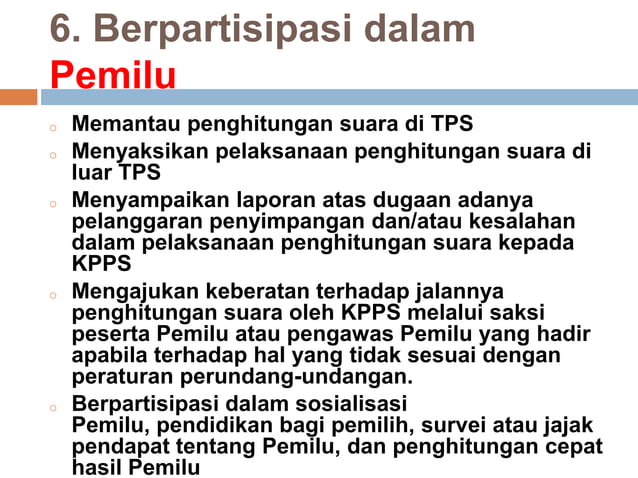 PEMILIH PEMULA | PPTX
