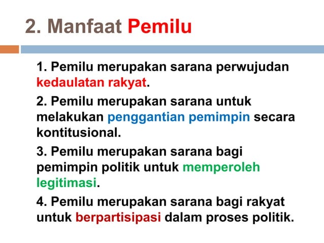 PEMILIH PEMULA | PPTX