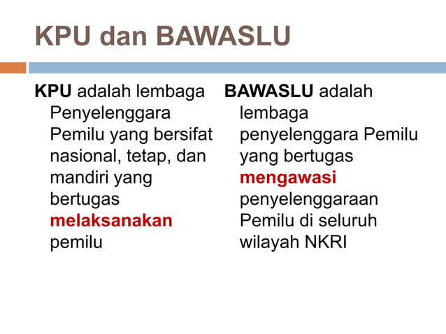 PEMILIH PEMULA | PPTX