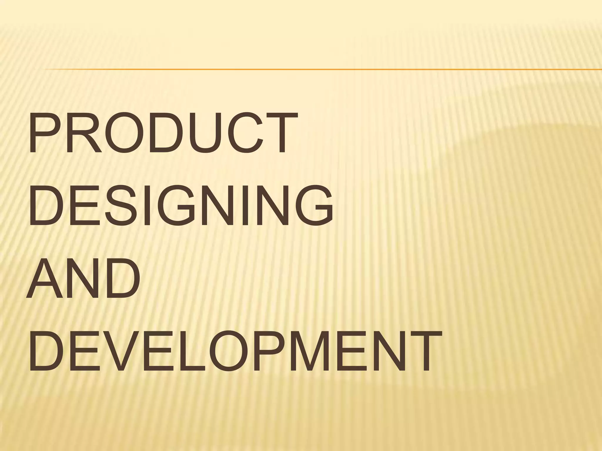 Product design and development | PPTX