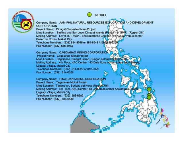 Philippine Metallic Mining December 2013 | PPT