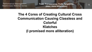Trust, Transparency, Truth, Tangibility (Also, More Alliteration) with ...