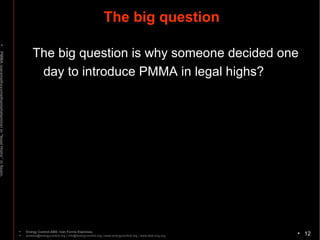 Pmma in legal highs in spain (iván fornís) | PPT