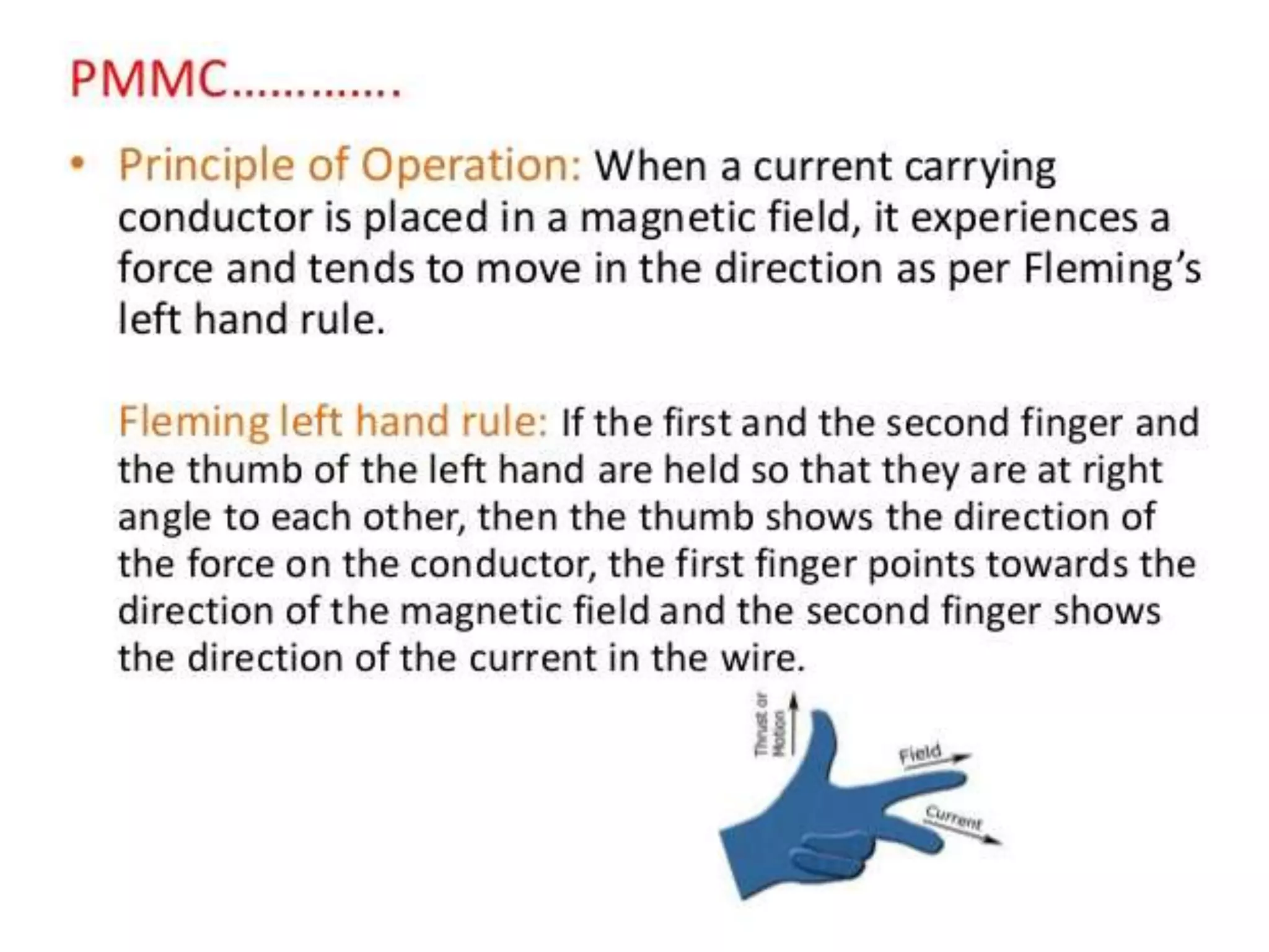 Pmmc and moving iron | PPTX