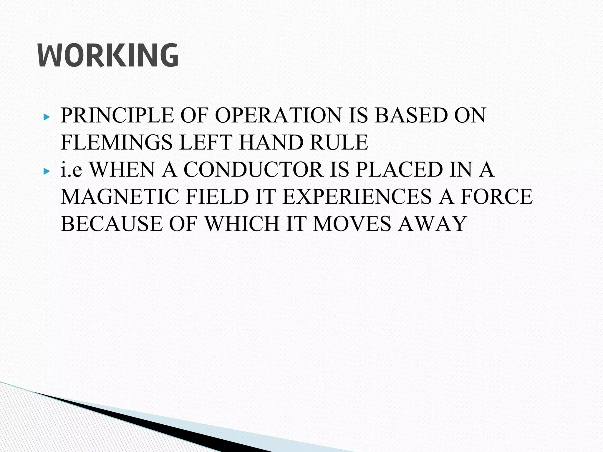 WORKING OF PMMC INSTRUMENTS | PPTX
