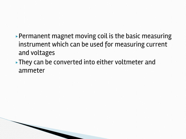 WORKING OF PMMC INSTRUMENTS | PPTX | Physics | Science