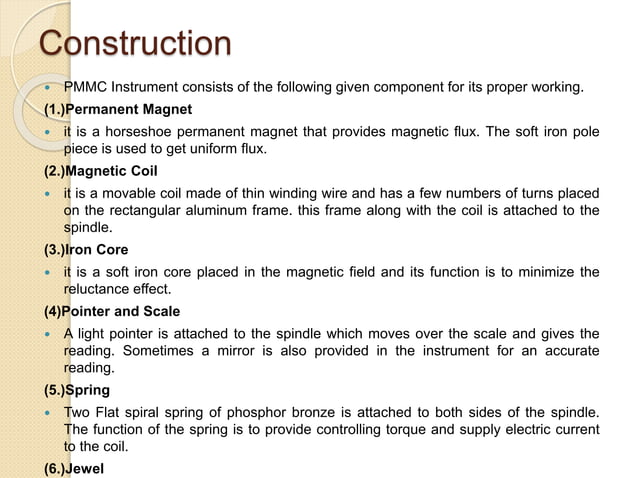 PMMC INSTRUMENT.pptx | Physics | Science