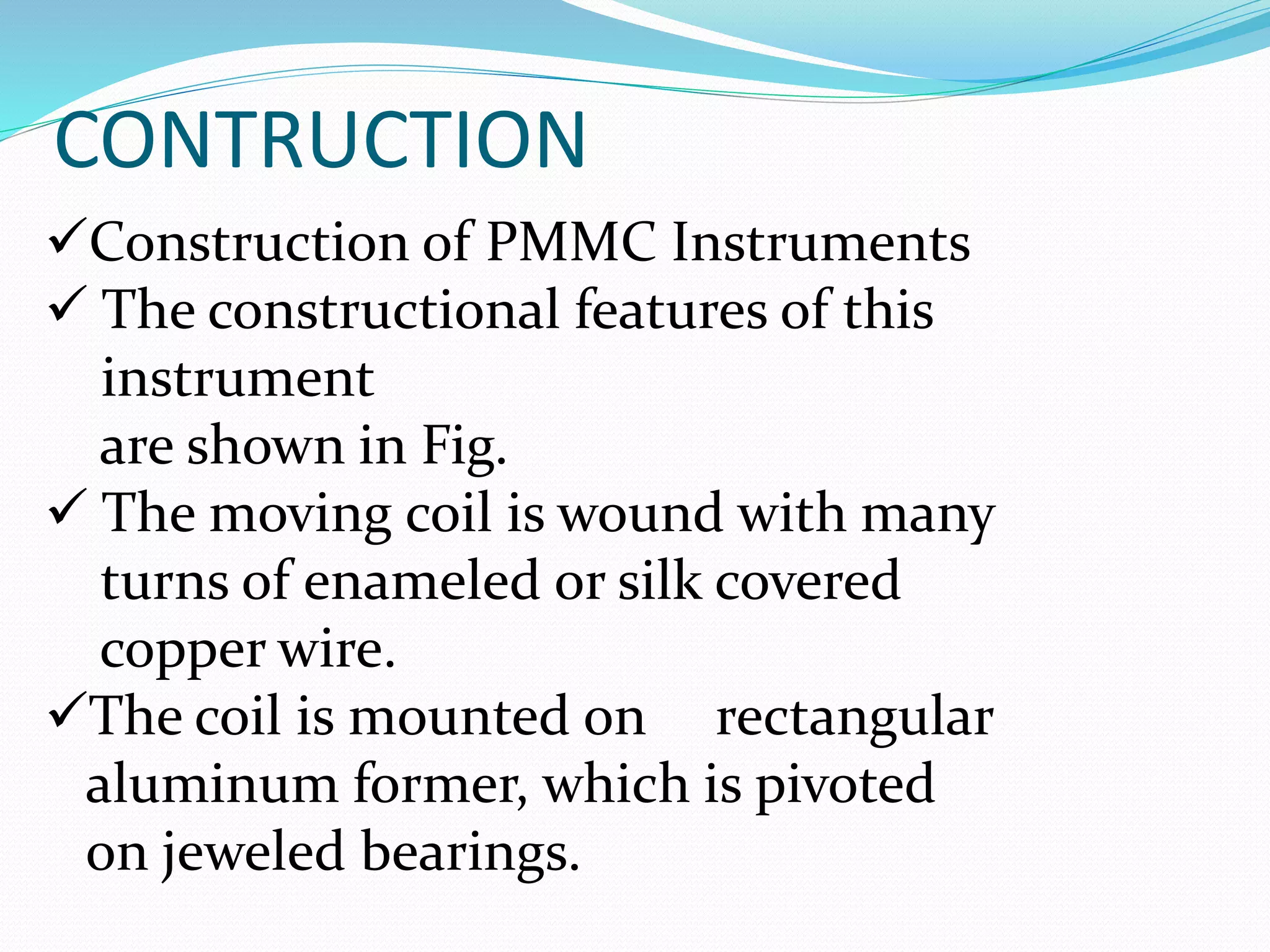 Pmmc instruments | PPTX