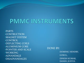 Pmmc instruments | PPTX