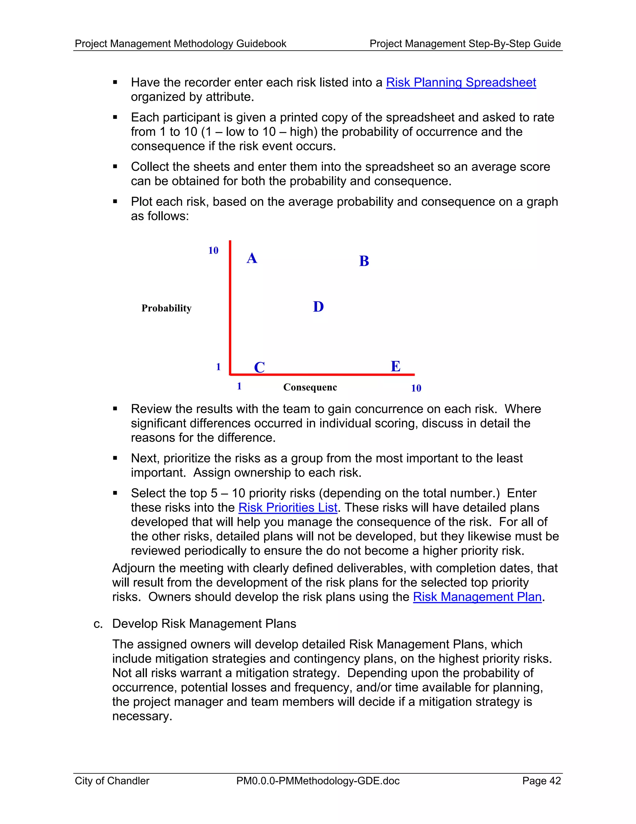 Project Management Methodology Guidelines | PDF