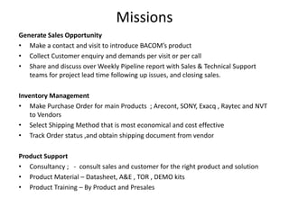 P&M Mission 2011.ppt