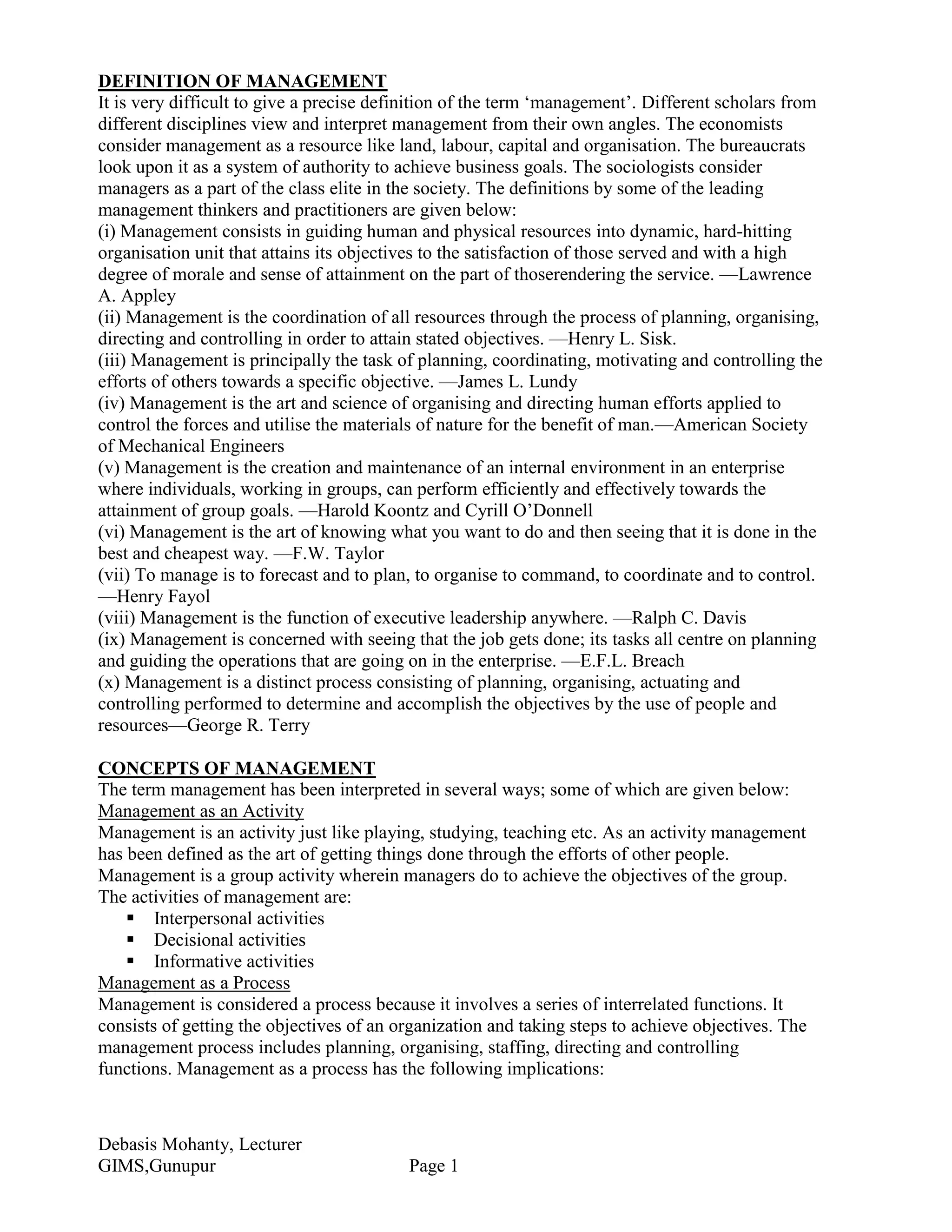 principles of management | PDF
