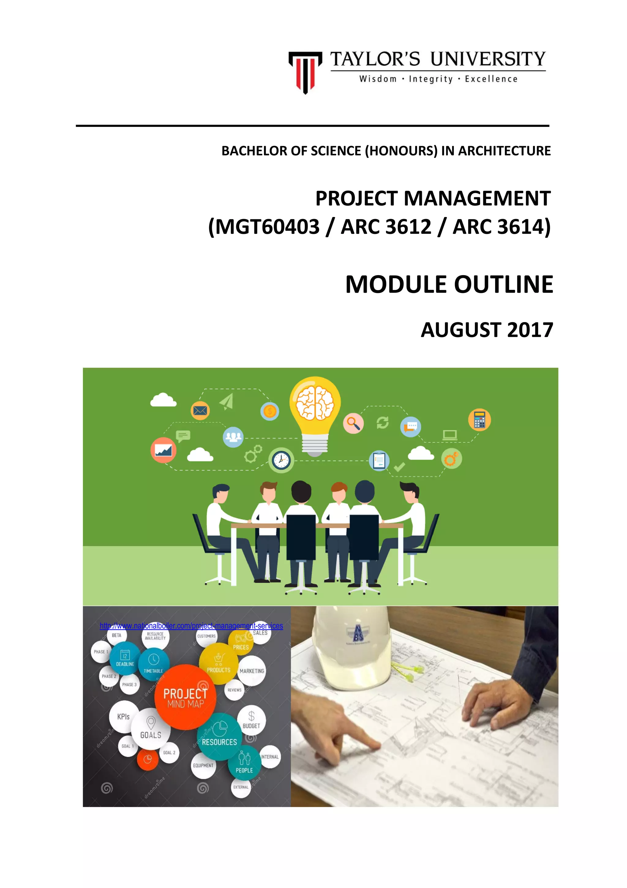 SEM 6 : PROJECT MANAGEMENT MODULE OUTLINE | PDF