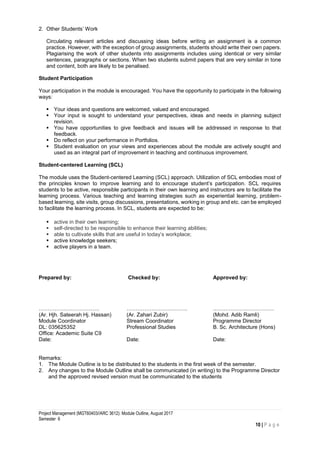 SEM 6 : PROJECT MANAGEMENT MODULE OUTLINE | PDF