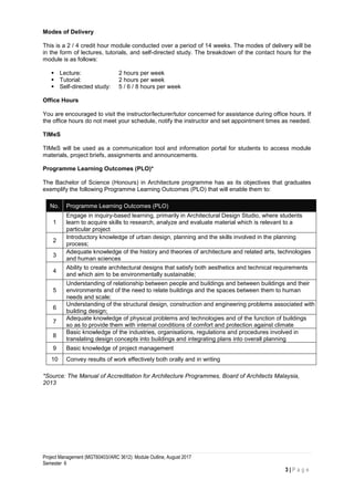 SEM 6 : PROJECT MANAGEMENT MODULE OUTLINE | PDF