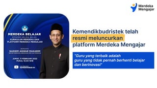 Sosialisasi PMM Platform Merdeka Mengajar | PDF