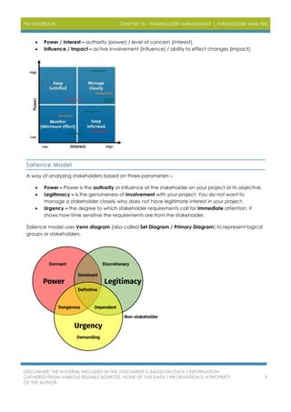 PM Notebook - Chapter 13 - Stakeholder Management | PDF