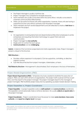 PM Notebook - Chapter 2: Organizations | PDF