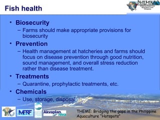 Better practice guidelines for fish farmers | PPT