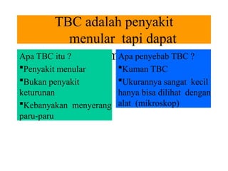 PEMANTAU MINUM OBAT TBC DARI KELUARGA TERDEKAT/KADER TB | PPT