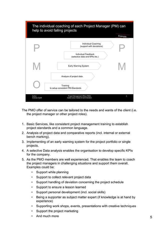PMO - Added value instead of administration | PDF | Construction ...