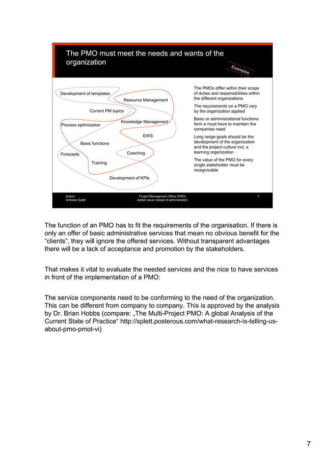 PMO - Added value instead of administration | PDF | Construction ...