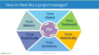 How to Think Like a Project Manager | PDF