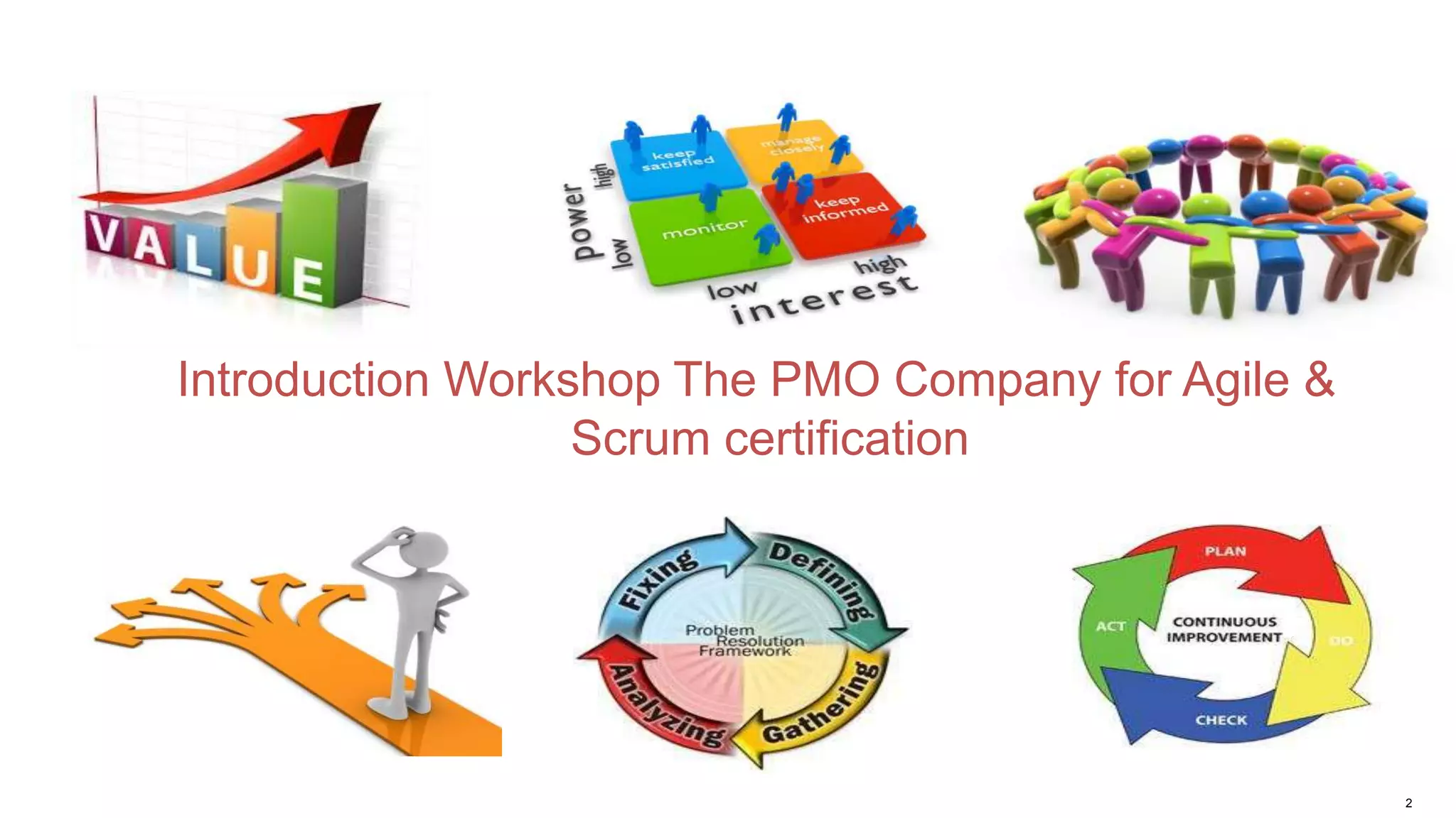 The PMO Company journey to Agile & Scrum certification Session 1 | PPT