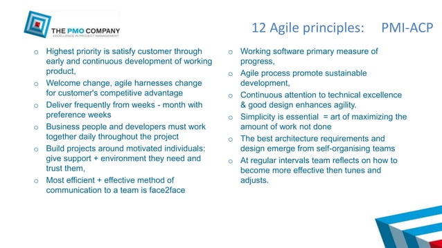 The PMO Company journey to Agile & Scrum certification Session 1 | PPT
