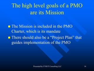 Pmo charter benefits | PPT