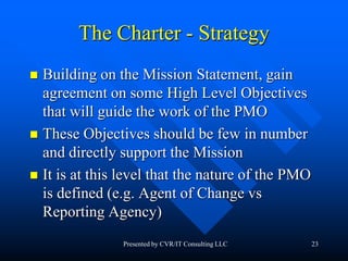 Pmo charter benefits | PPT