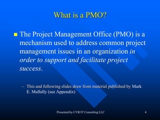 Pmo charter benefits | PPT