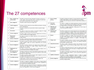 PMO Competence Framework Webinar with Q&A's | PDF