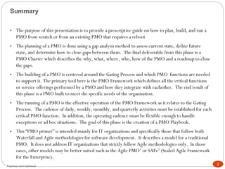 PMO Handbook - How to Plan, Build, and Run a PMO | PDF
