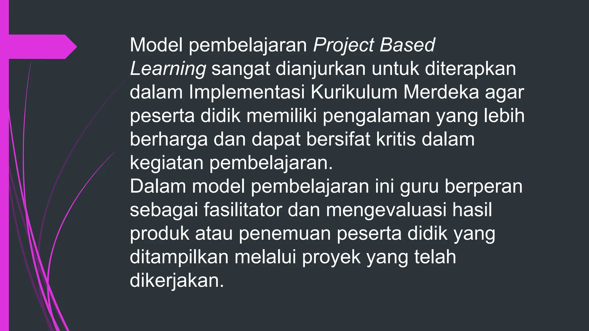 PMO Level Sekolah Penerapan Model Pembelajaran | PPT