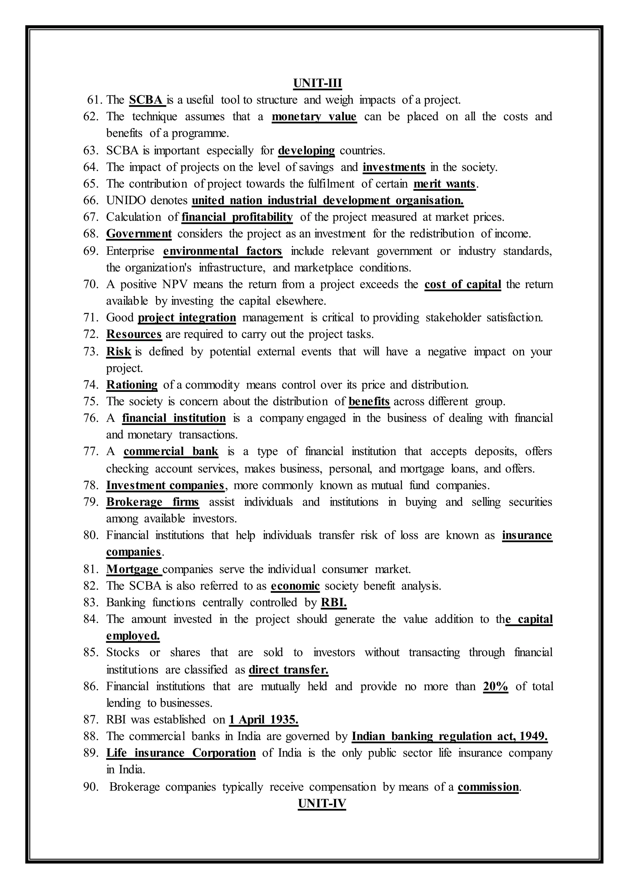 Project Management Multiple Choice Questions | DOCX