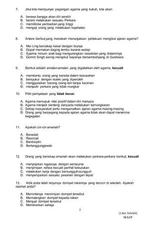 P moral jamal 2 | PDF