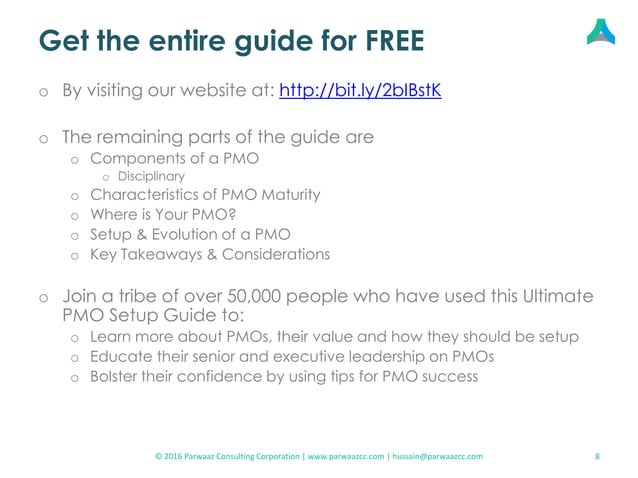 Setting up a Project Management Office (PMO) | PDF