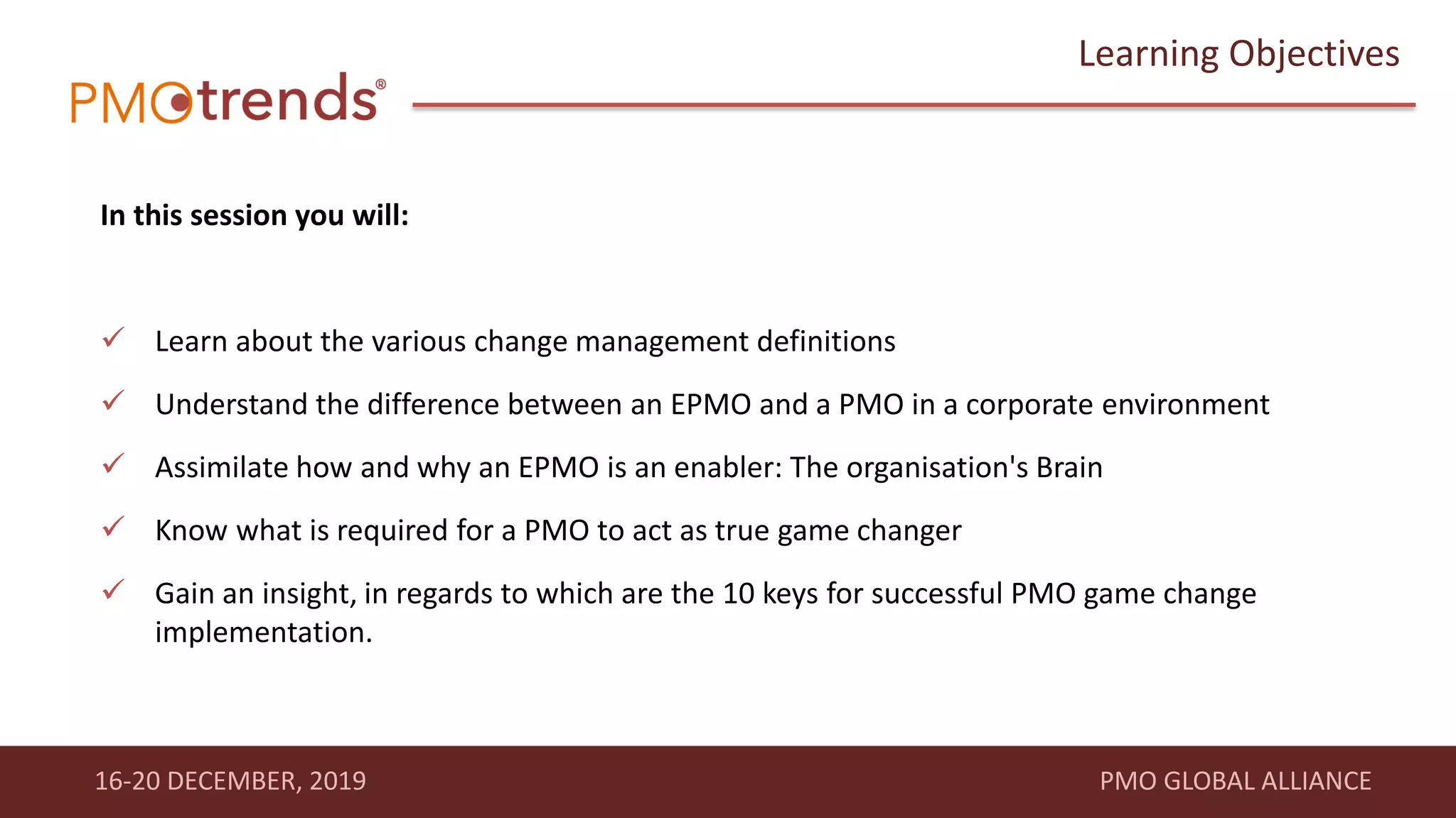 EPMO: Putting the pieces together as true game changer! | PDF