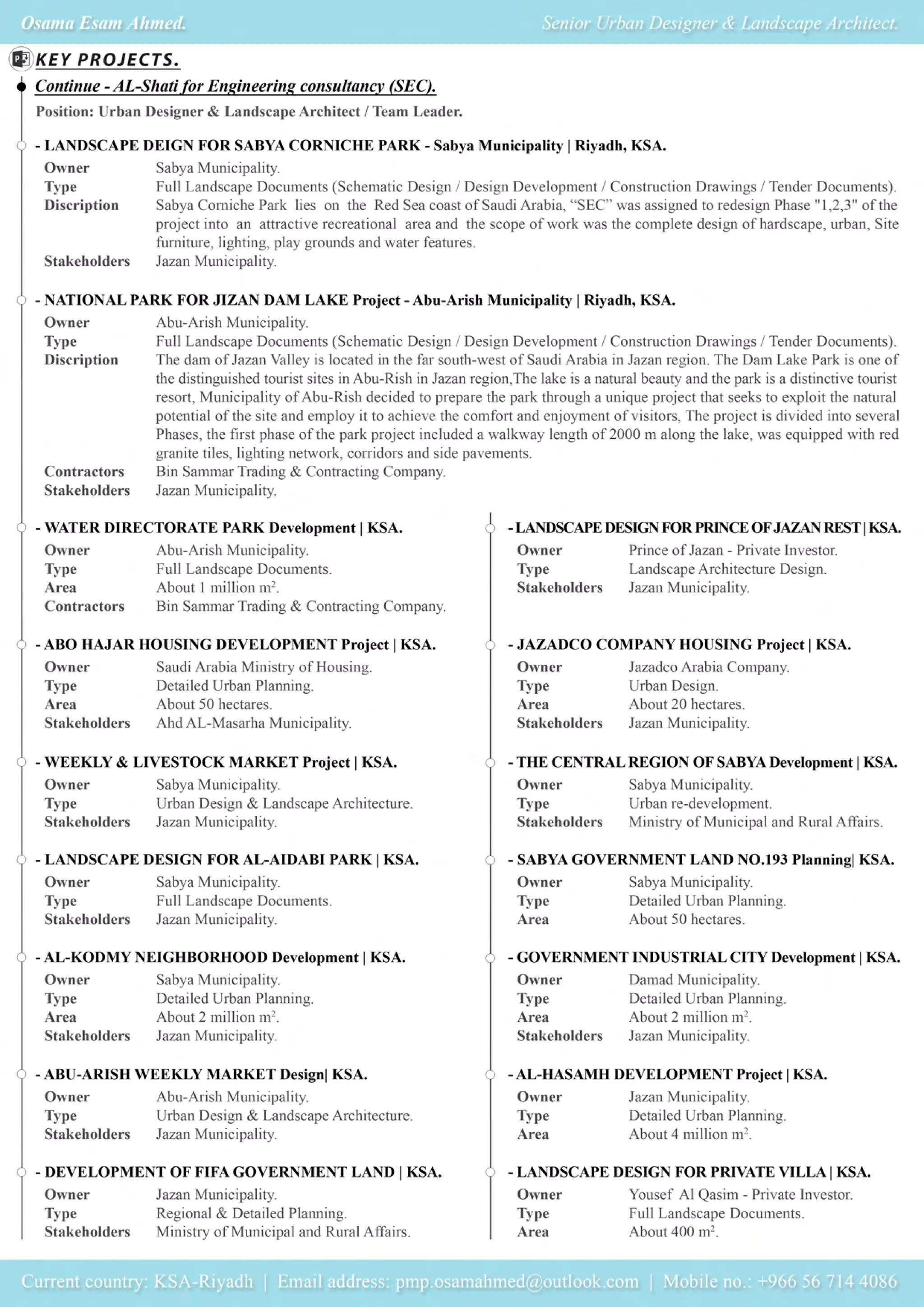 Pmp.osama ahmed cv | PDF | Computer Software and Applications | Computing