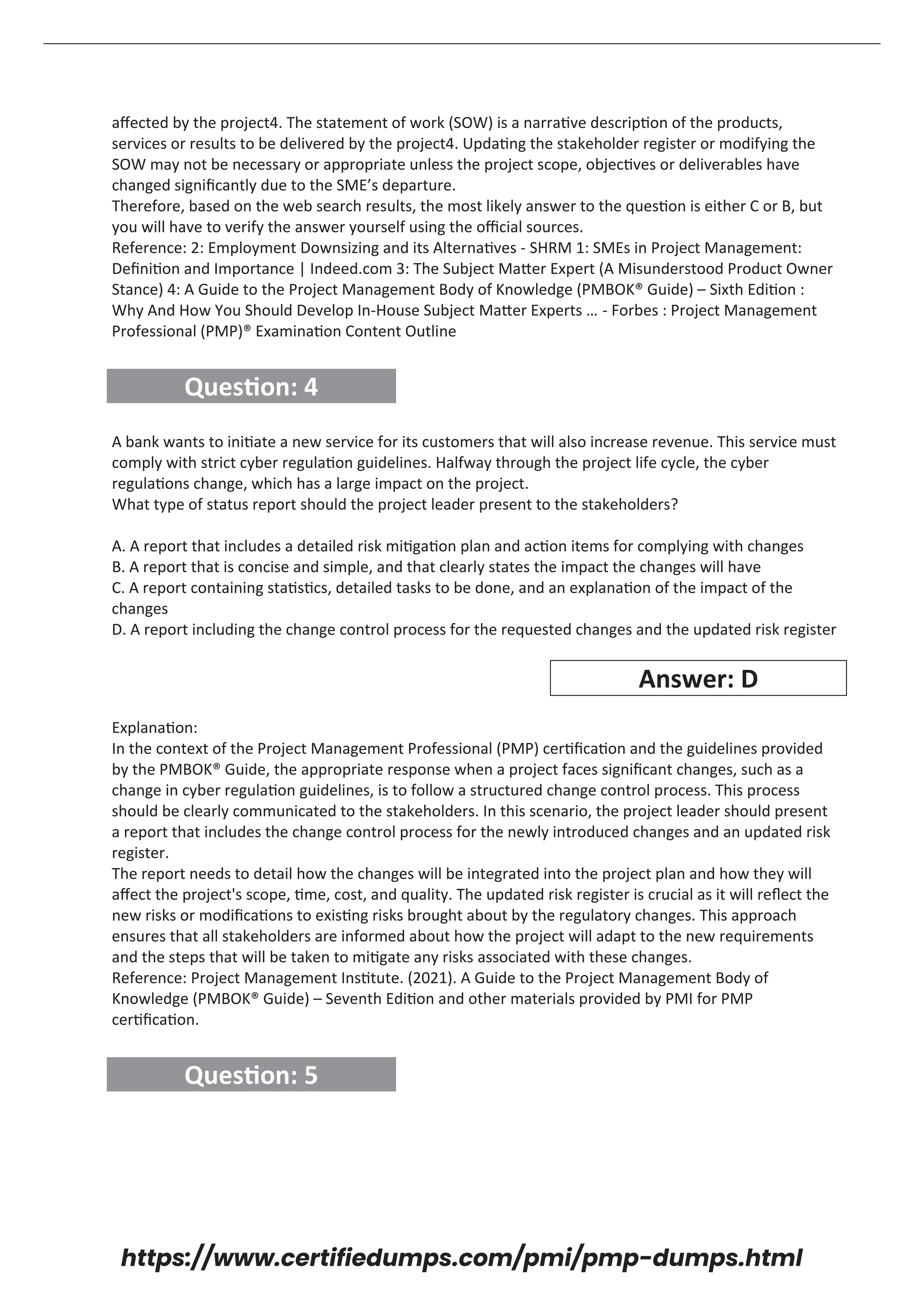 Master the PMI-PMP Exam - Your Comprehensive Guide to Project Management Certification | PDF