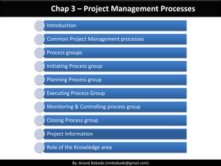 Pmp Chap 3 - Project Management Processes | Pdf