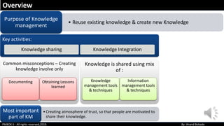 chap 4.4 Manage knowledge | PDF