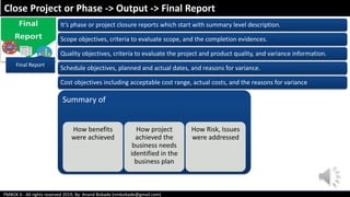 Chap 4.7 Project or Phase Close | PDF | Business | Business and Finance