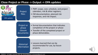 Chap 4.7 Project or Phase Close | PDF | Business | Business and Finance