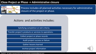 Chap 4.7 Project or Phase Close | PDF | Business | Business and Finance