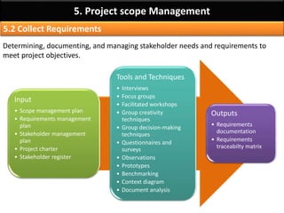 PMP Chap 5 - Project Scope Management - Part1 | PDF
